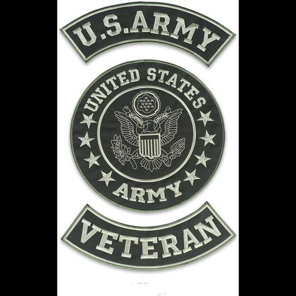 Other | Us Army Veteran Patches Set For Veteran Jacket Olive Drab ...